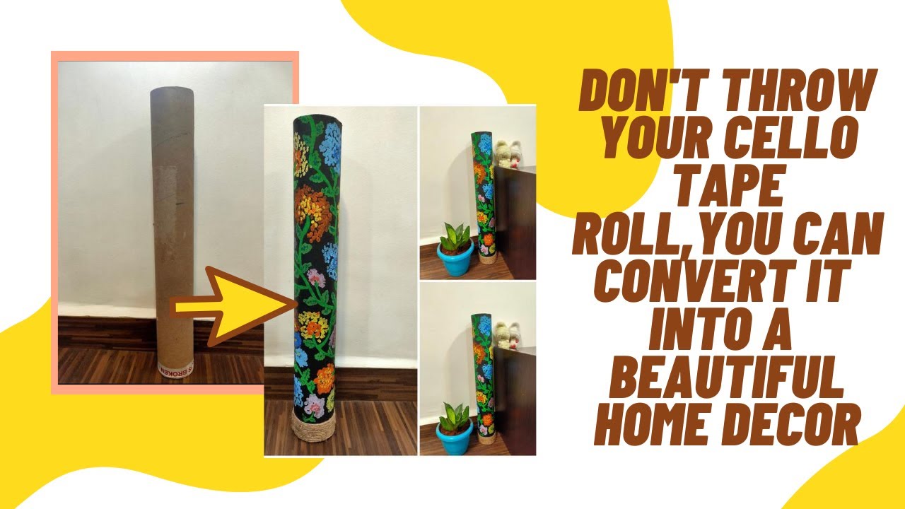 DIY Cardboard Roll | Best out of Waste from Cardboard Roll | DIY Tissue ...