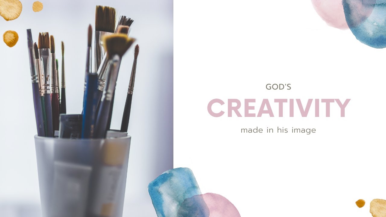 Creativity of God in us | image of God - YouTube