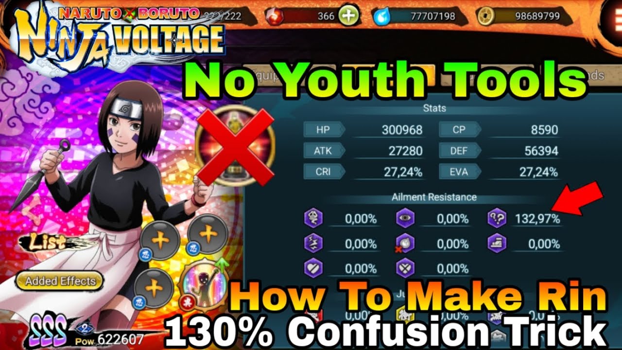 Wow😱 Make Rin 130% Anti Confusion Resistance☆ No Youth Tools/Hero Keys ...