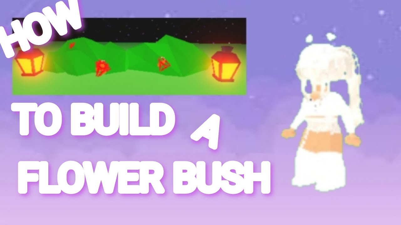 Flower Bush Build Hack || Adopt Me || Mysterious Mimi || - YouTube
