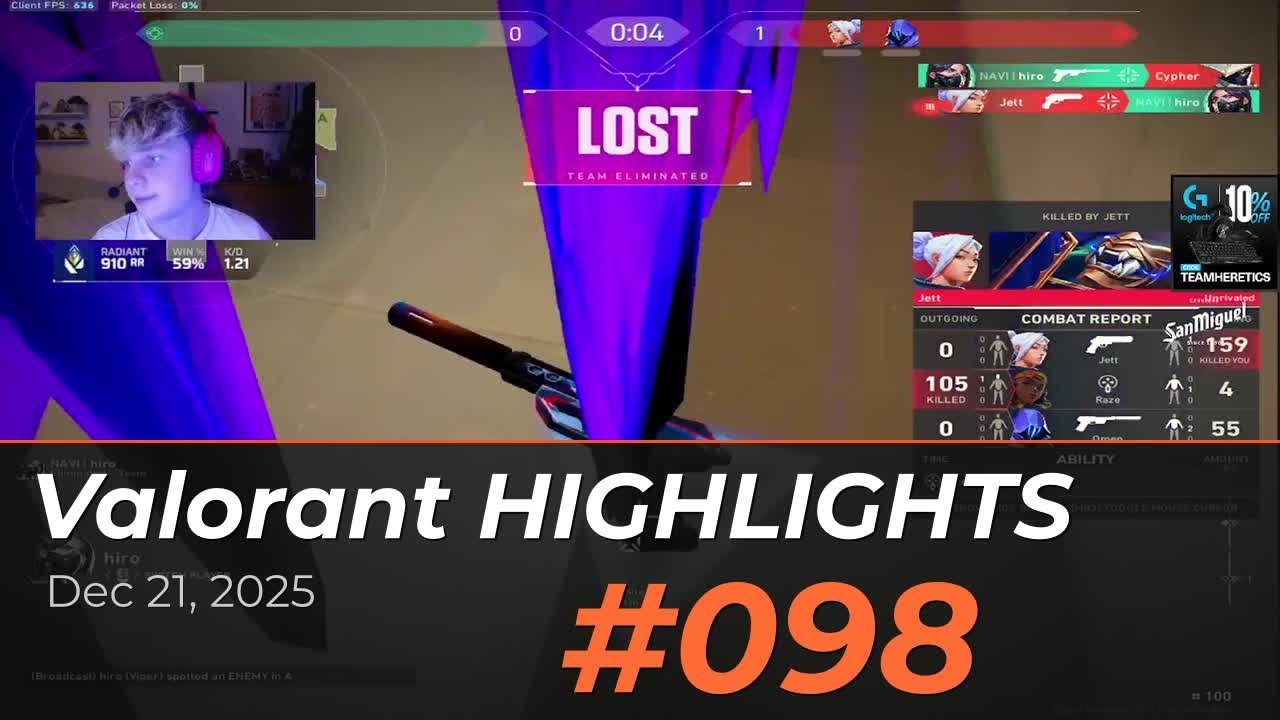 Valorant Daily Highlights #098 — Best Plays - YouTube