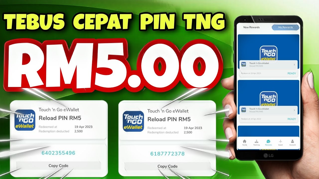 Tebus sekarang reload pin TNG eWallet RM5 | Hanya tonton video ini sahaja - YouTube