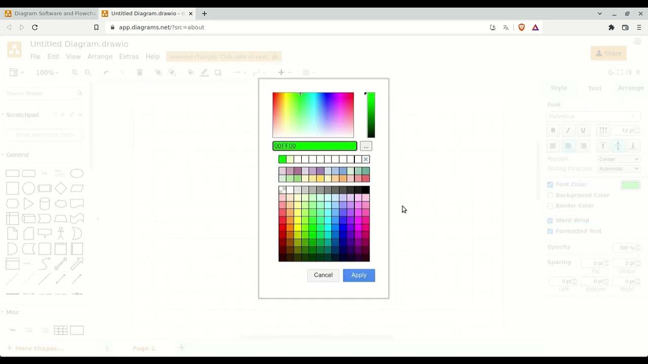 Creating a Diagram on diagrams.net - YouTube