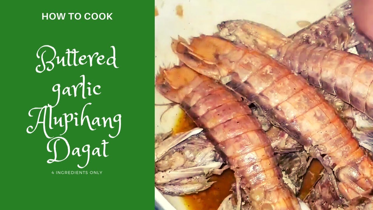 Buttered Garlic Alupihang Dagat - YouTube