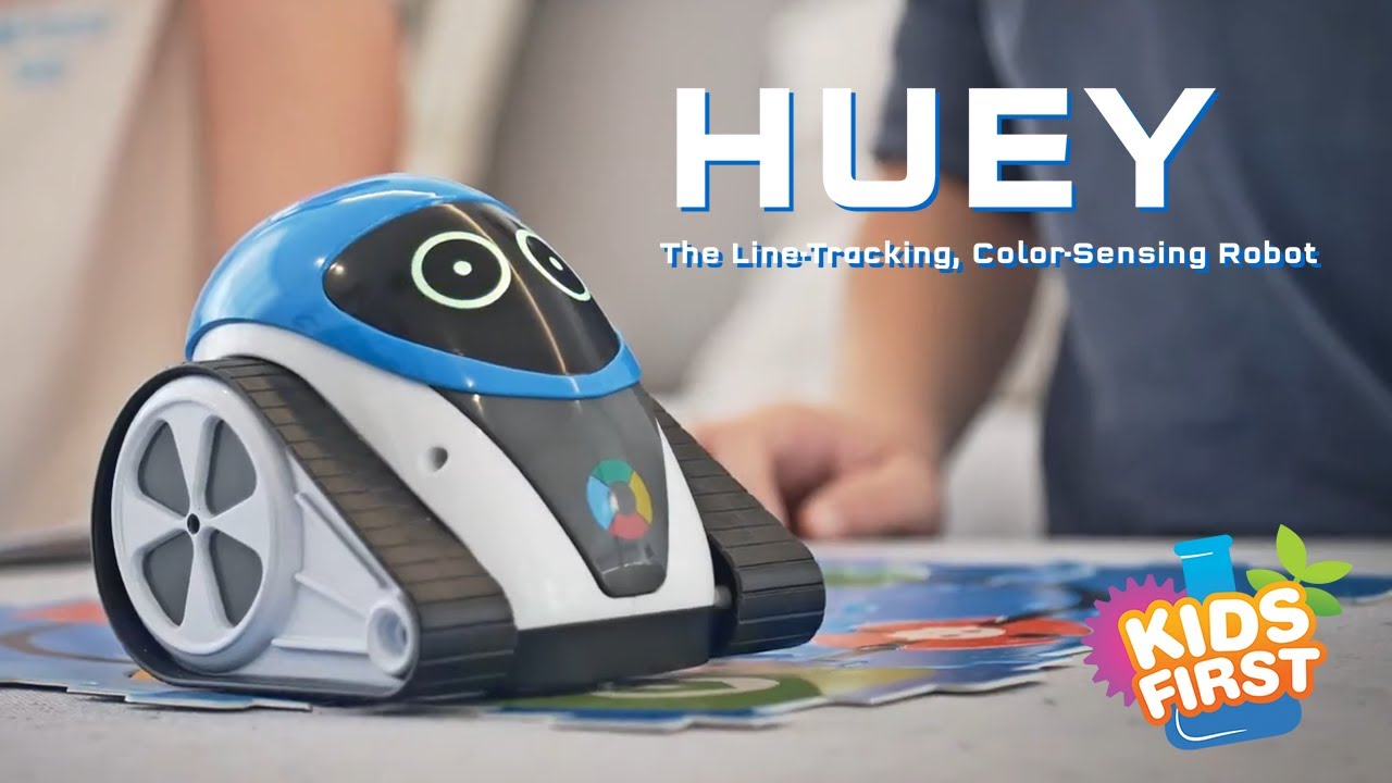 Huey: The Line-Tracking, Color-Sensing Robot - YouTube