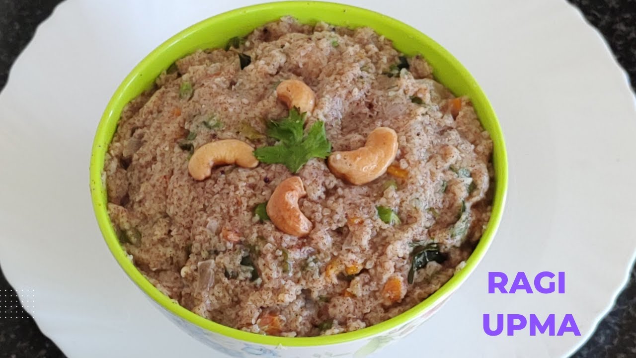 Ragi Suji Upma Recipe|Ragi upma Instant Recipe|Ragi Uppittu|Healthy ...