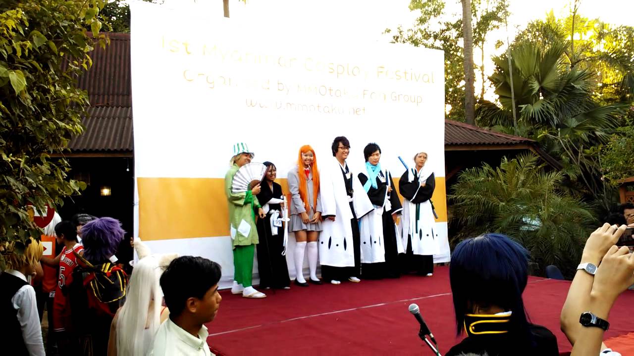 MMOtaku, 1st Myanmar Cosplay, Bleach and others - YouTube