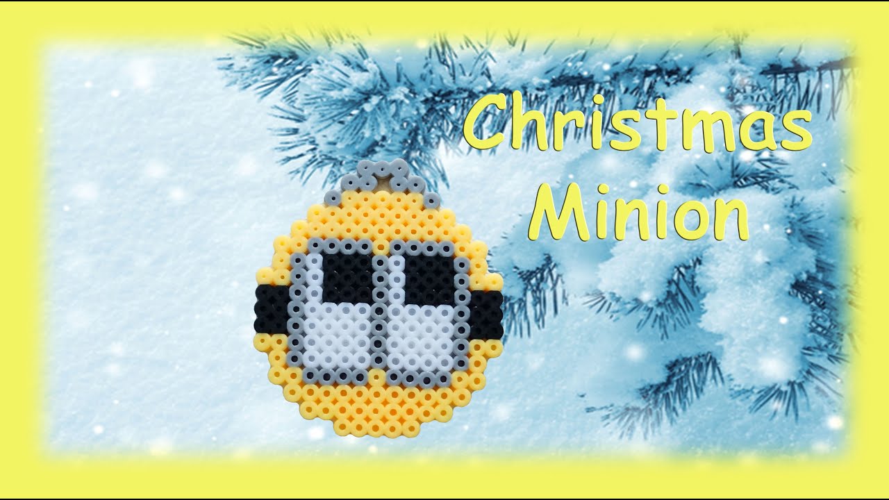 TUTORIAL Hama Beads Pyssla Perler Beads. How to Make Christmas ball ...