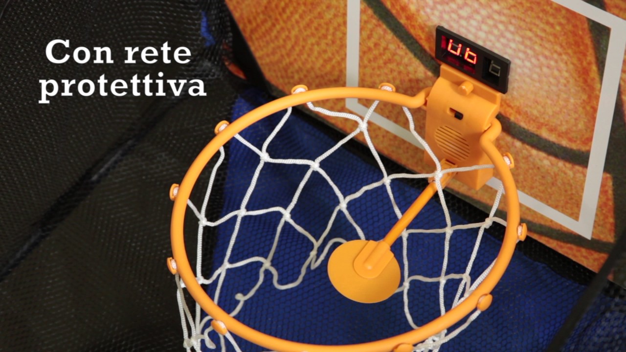Canestro da basket Con segnapunti elettronico - YouTube