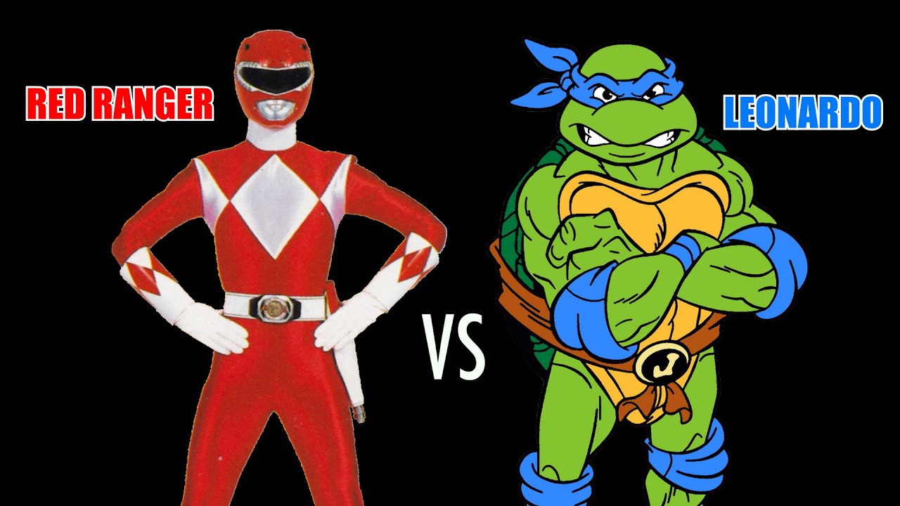 Red Ranger Jason VS Leonardo (Power Rangers VS Ninja Turtles) | DEATH ...