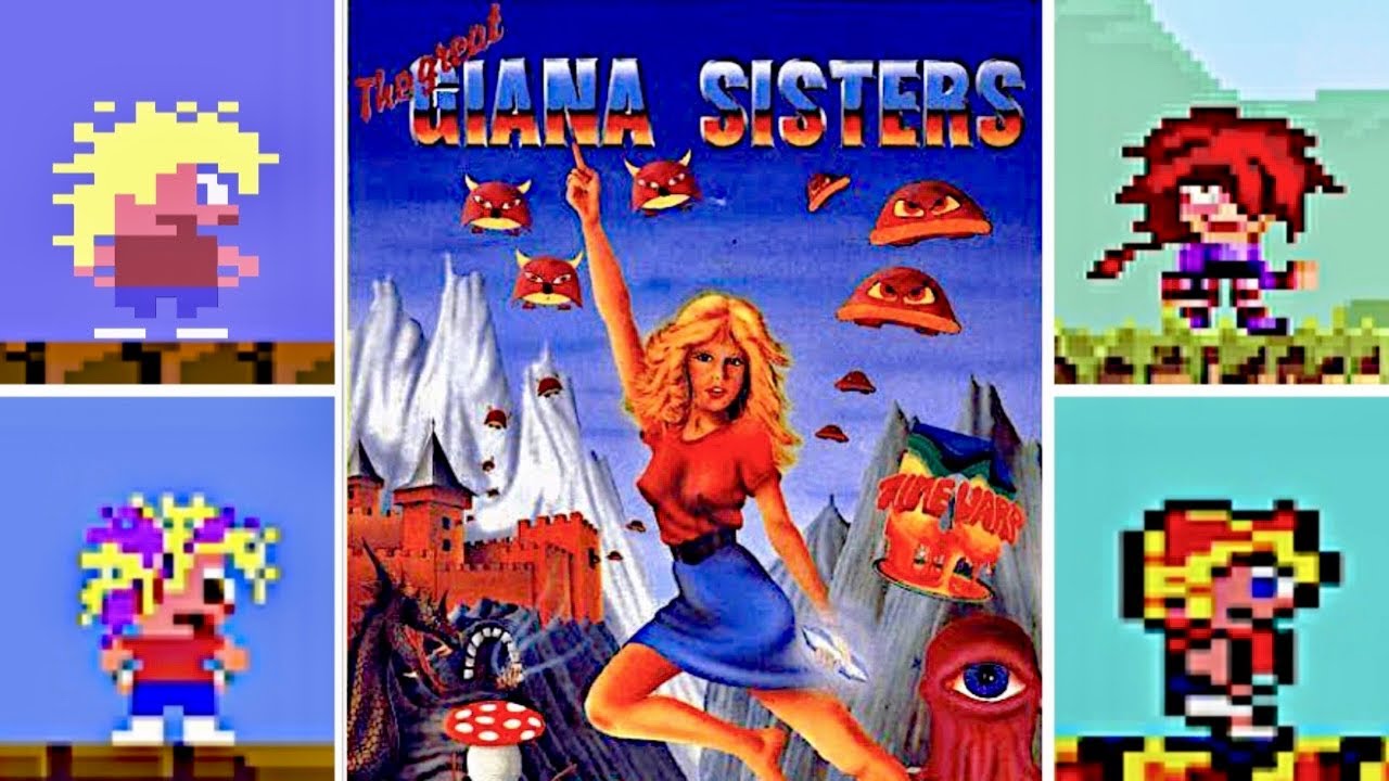 The Great Giana Sisters (1987) Ports/Versions Comparison - YouTube