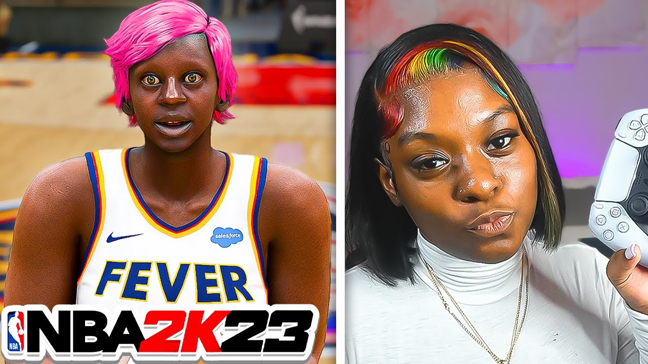 NBA 2K23 WNBA MyCAREER #2 | FEMALE SHAQ! - YouTube