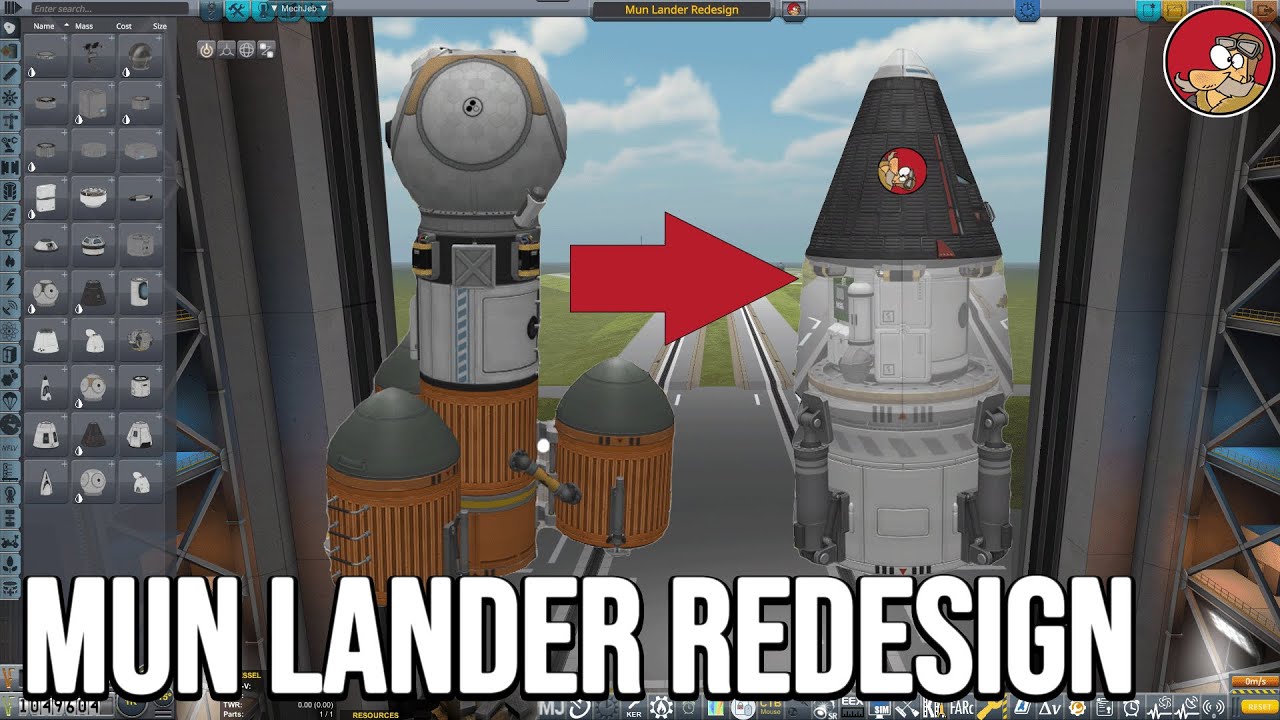 New Mun Lander Design - Gemini Style ep 71 - YouTube