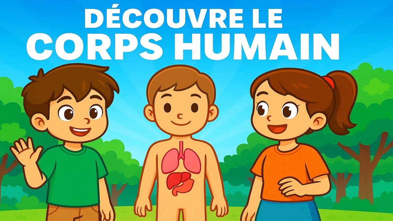 Découvre le corps humain 👦👧 | Dialogue éducatif pour débutants | Les ...