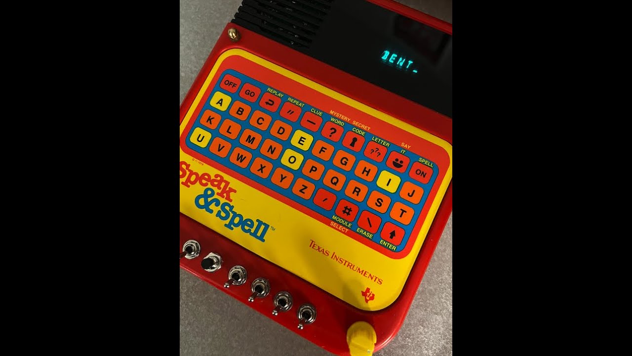 Circuit Bent Speak and Spell by FrankenMusik - YouTube