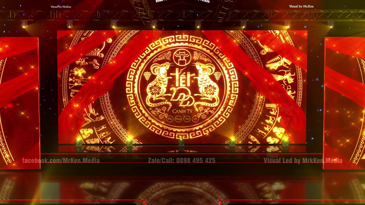 Visual Led Tết - Video Background Tết - Video Background Xuân ...