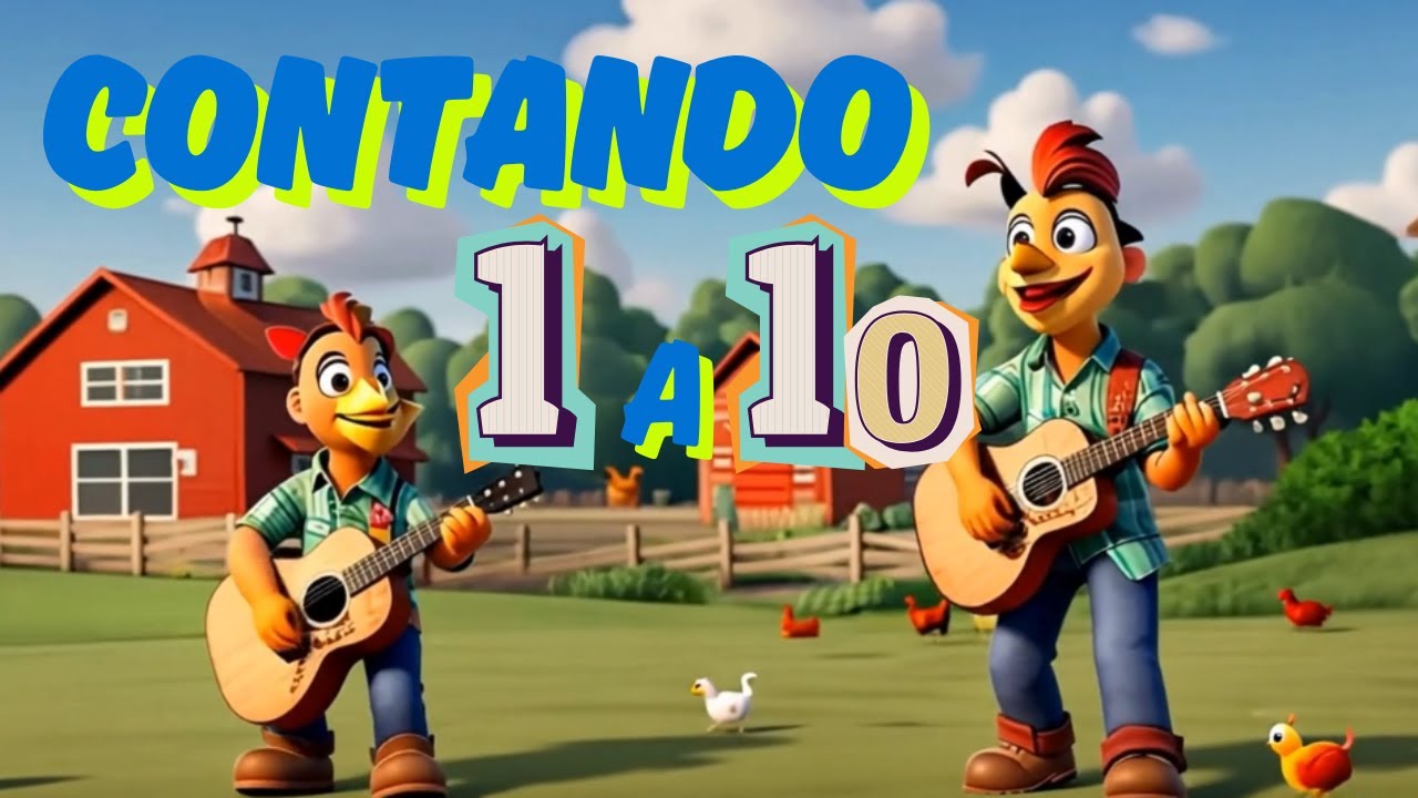 CANTANDO E CONTANDO DE 1 ATÉ 10 - YouTube