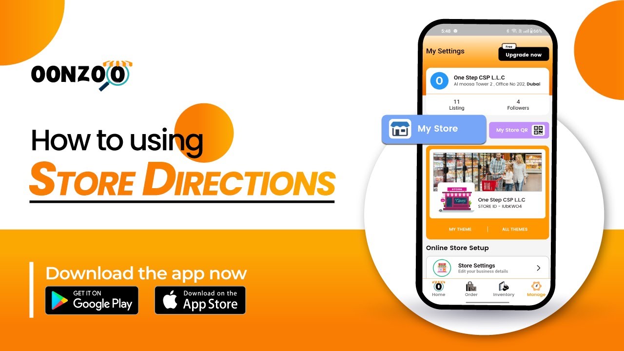 13. How to Use Store Direction in Sales Hub APP | #oonzoosuperapp - YouTube