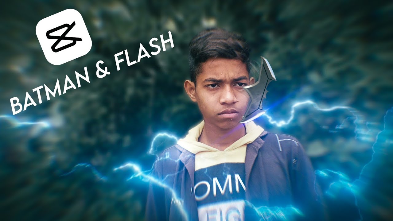 Batman & Flash Editing video in capcut in hindi || Mobile editing tutorial || Hindi explain ...