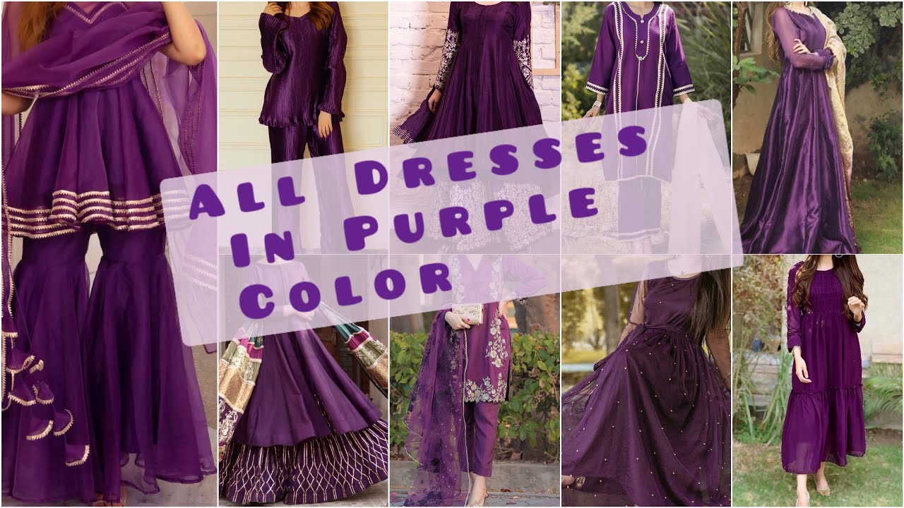 All Dresses in Purple Color, Awesome Fashion Hub, - YouTube