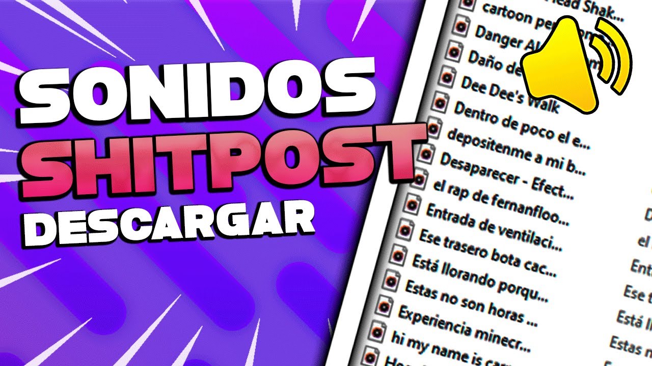 PACK de EFECTOS de SONIDOS SHITPOST MP3 Parte #4 - YouTube