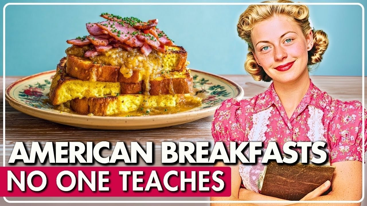 30 Easy American Breakfast Recipes From The 1950s! - YouTube