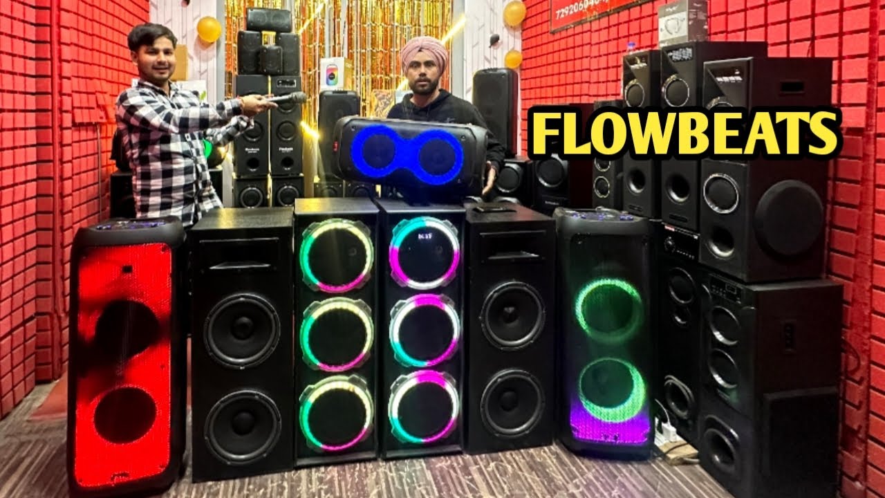 Dj Speakers Flowbeats Bass सुनो & Feel Heera 10 Pro Flowbeats ...
