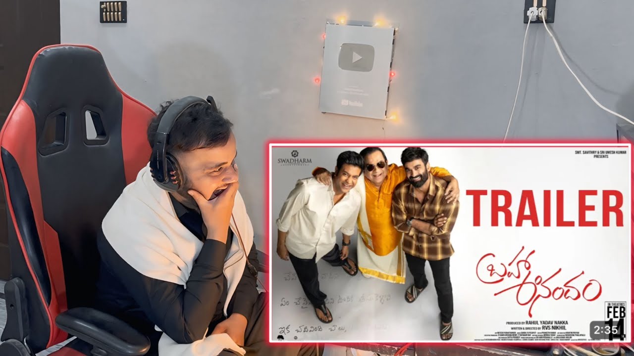 BrahmaAnandam Trailer REACTION | Raja Goutham, Brahmanandam, Priya V ...