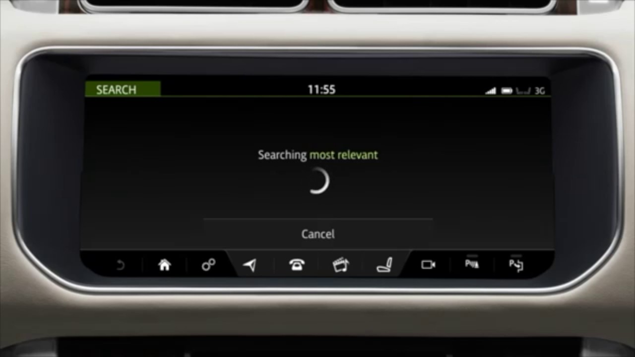 Range Rover InControl Touch Pro How to Enter a Navigation Destination ...