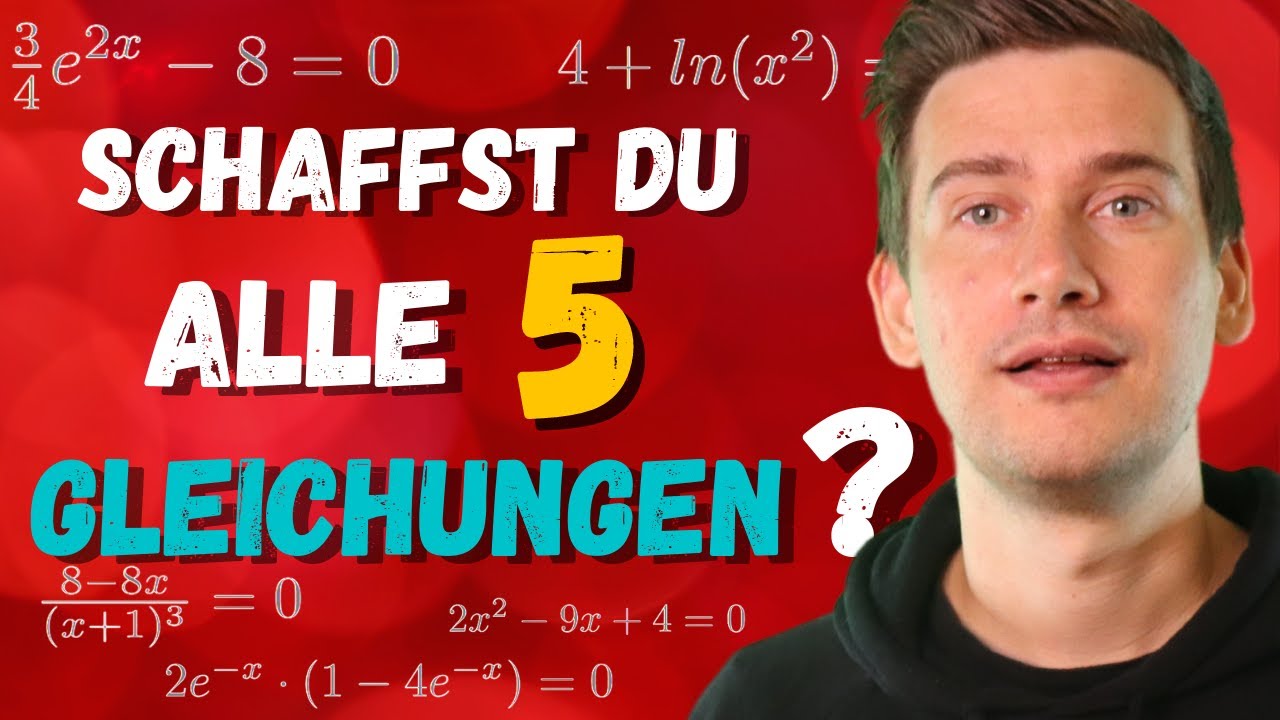 MATHE ABI: Meistere diese 5 Gleichungen | How to Mathe Abi 2025 - YouTube