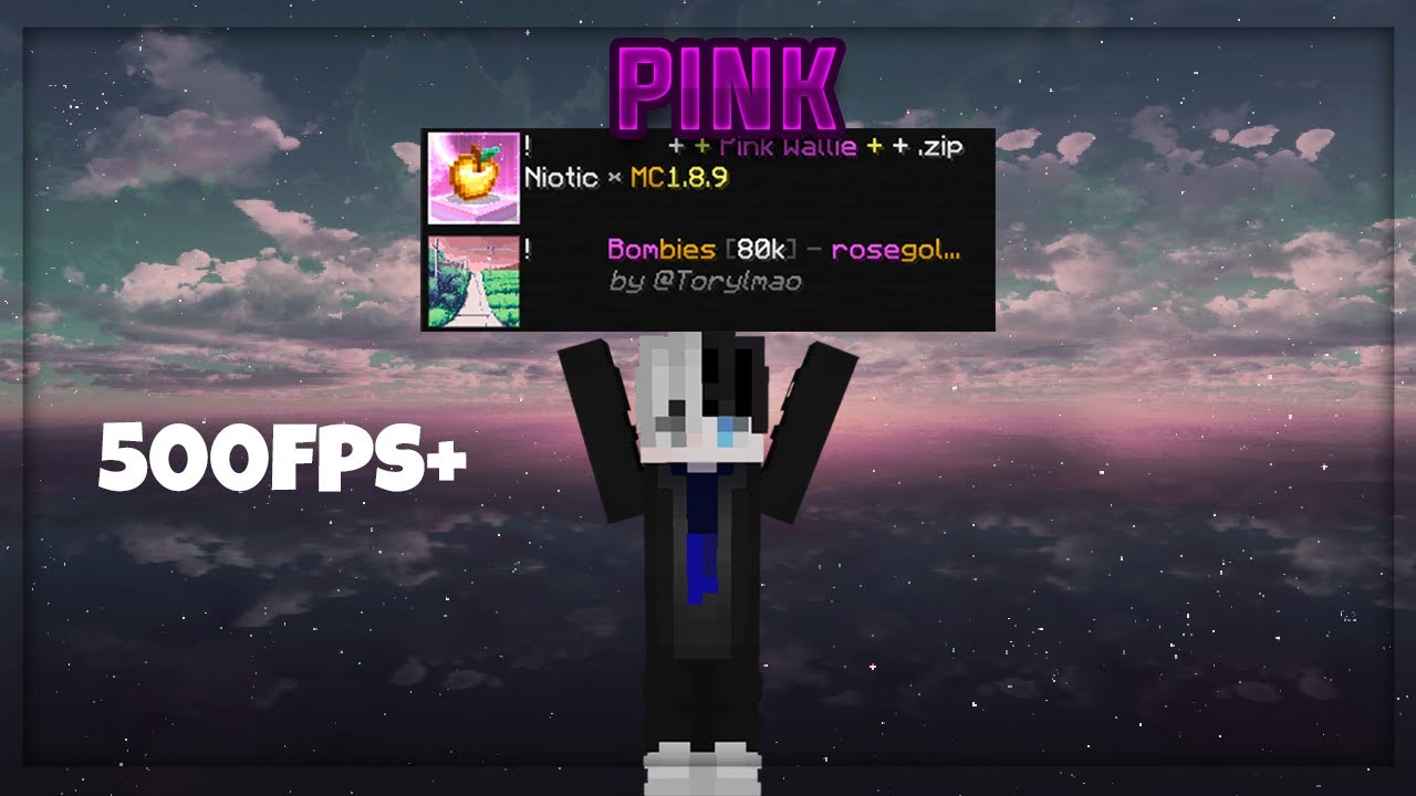 Top 2 Resource Pack Pink 16x For PvP (Boost Fps) | Bedwars 3fmc - YouTube