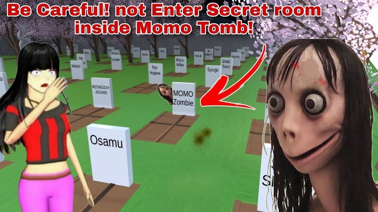 سر رعب داخل قبر مومو There's Secret Room inside Momo Tomb | Horror SAKURA SCHOOL SIMULATOR - YouTube