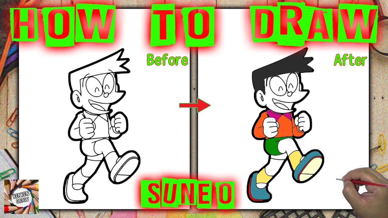 Learn How To Draw SUNEO Easiest For Kids/Aprende a dibujar SUNEO más ...