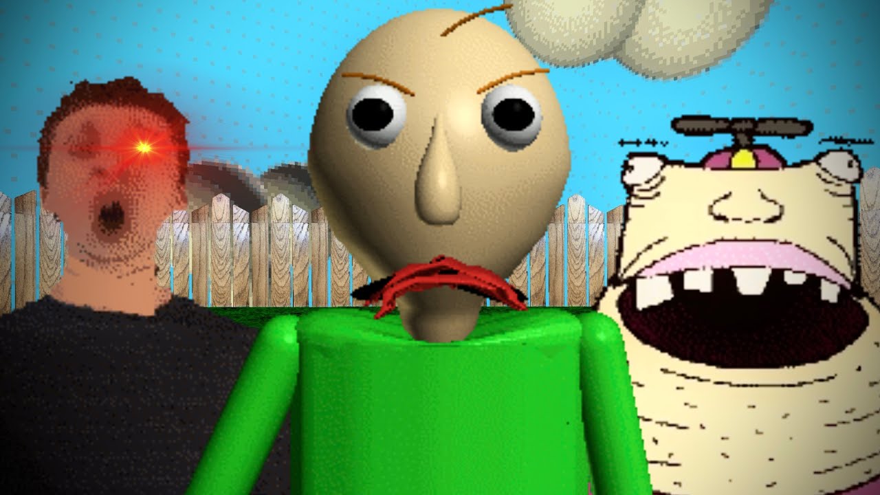 Playing All Baldi Games Part 2 - Baldi's Basics Remastered - YouTube