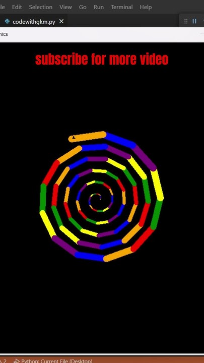 The Ultimate Python Project! best python graphics #pythontutorial #shorts - YouTube