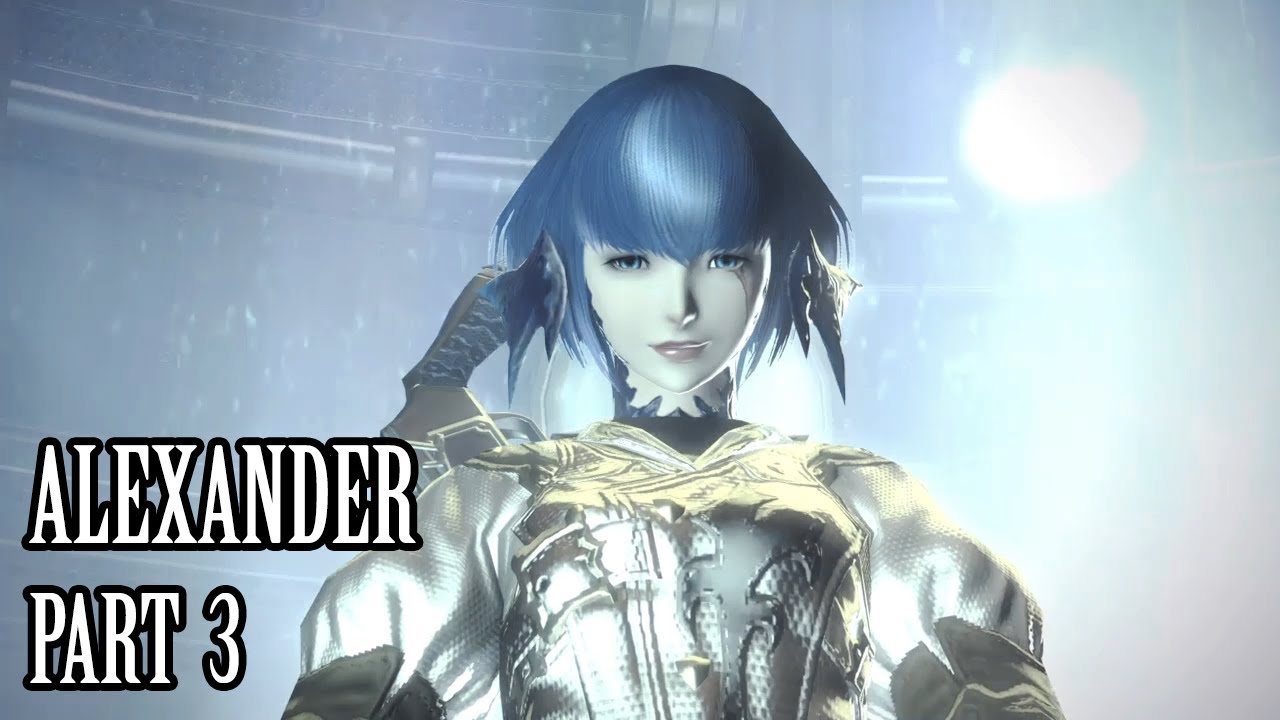 FFXIV Alexander Raid Story Part 3 - All Cutscenes Movie with Derplander ...