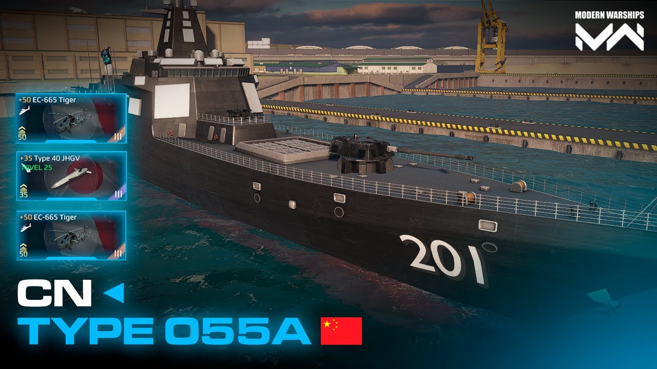 CN Type 055A - The most overpowered ship? - YouTube