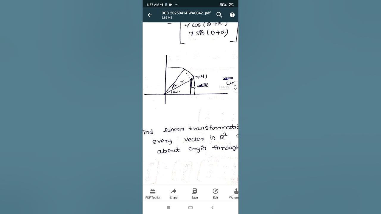 Gamat201-Module 4-linear transformation given by a matrix ,rotation ...