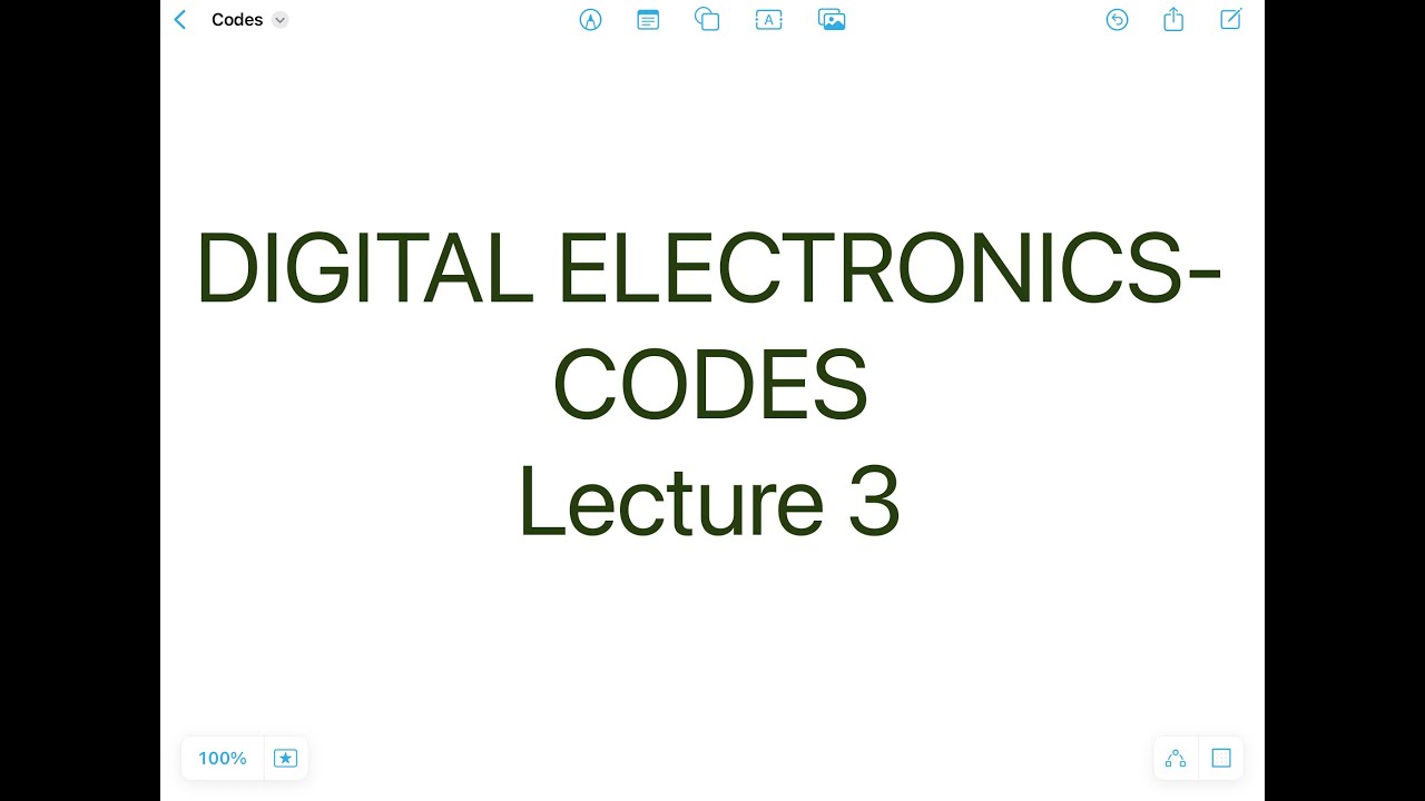 Digital Electronics Lecture 3: BCD, Excess-3 Code, Gray Code ...