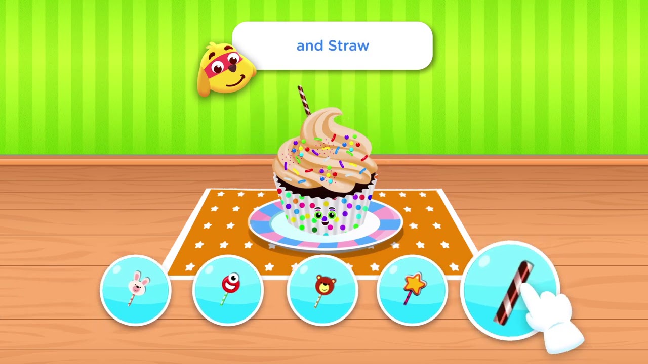 Kiddopia | Learning App for Kids | Cupcakes LV01 - YouTube