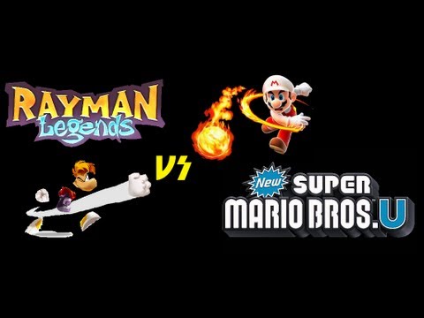 Rayman Legends VS. New Super Mario Bros. U - YouTube