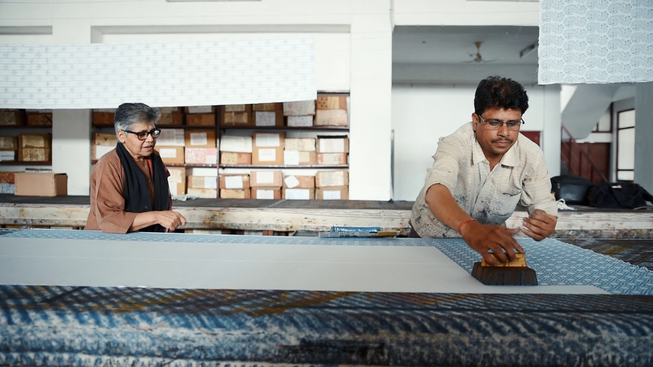 Molly Mahon Block Printing in Jaipur - YouTube