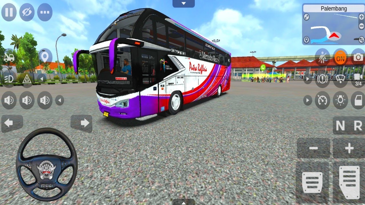 Bus Oleng Telolet Scania Angkut Penumpang Banyak - Mobil Balap Bus ...