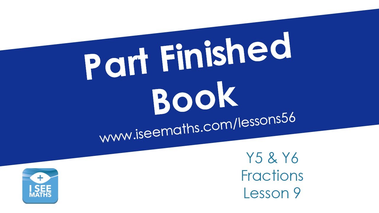 Part-Finished Book Y5 and Y6 - YouTube