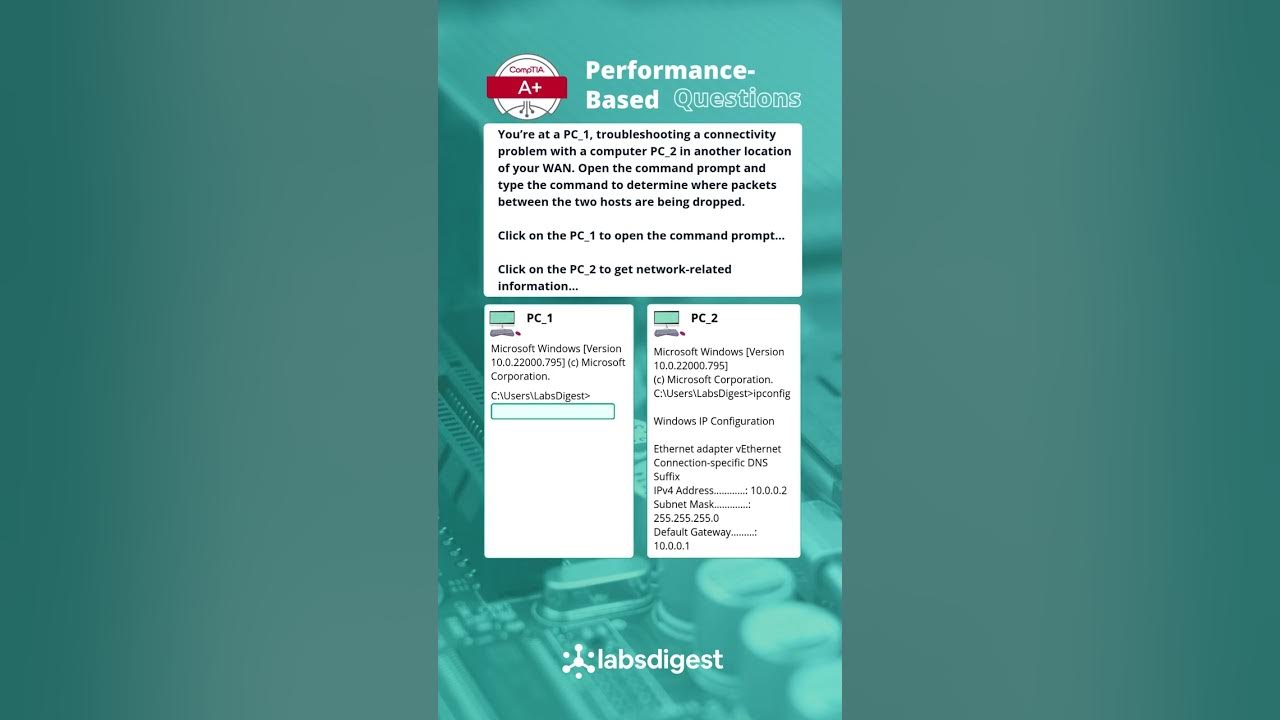 CompTIA A+ Performance-based Questions #shorts - YouTube