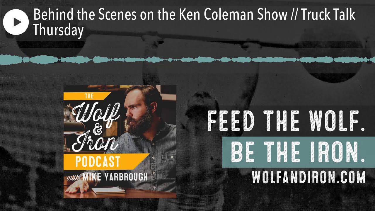 Behind the Scenes on the Ken Coleman Show // Truck Talk Thursday - YouTube