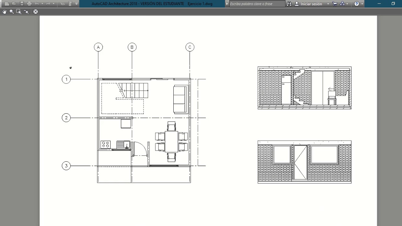 Vídeo 14. Calidades de línea en planta (2-2) AutoCAD Architecture - YouTube