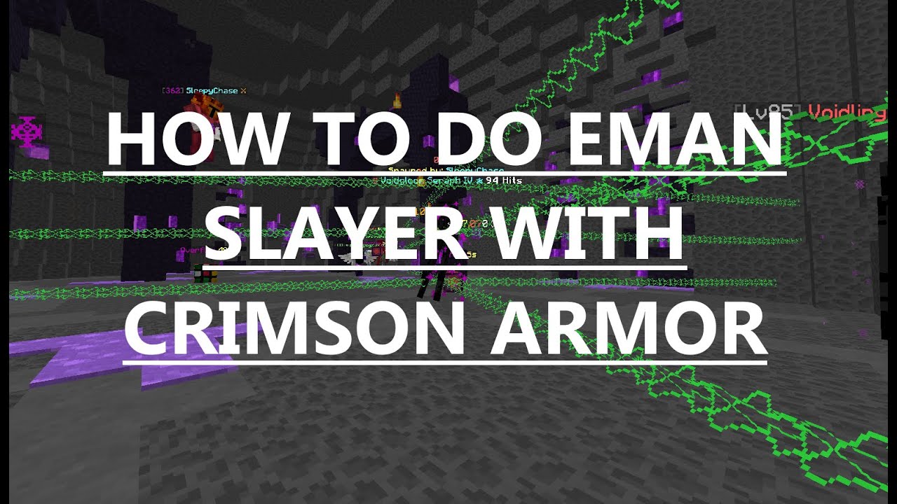 How to do EMAN SLAYER as a Late-Game | Hypixel Skyblock - YouTube