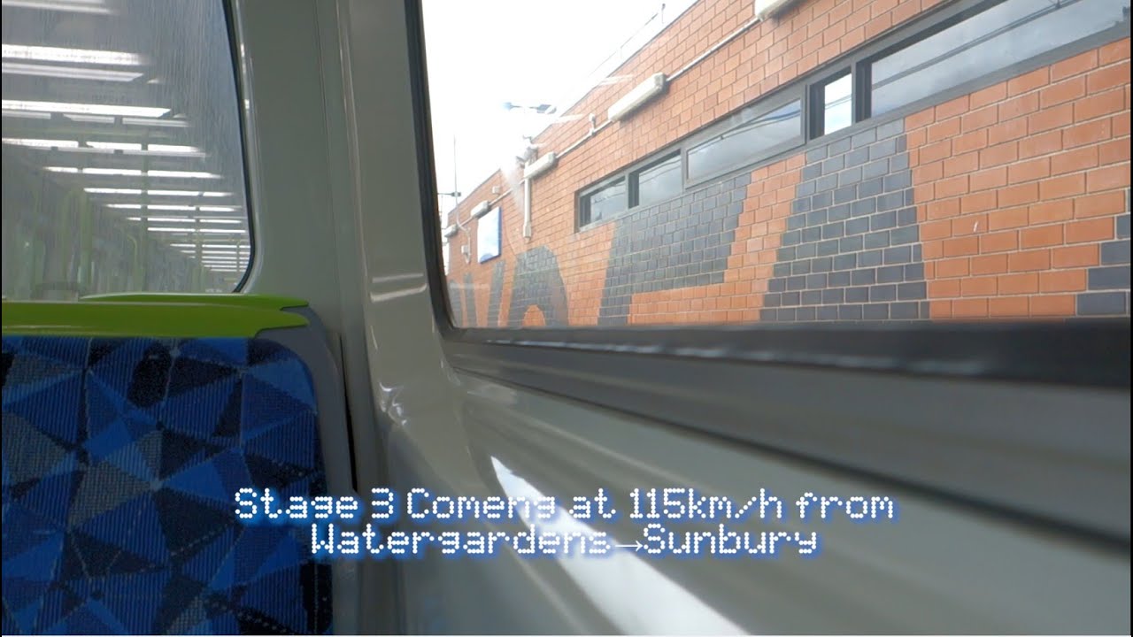 Comeng 115km/h Watergardens - Sunbury - YouTube