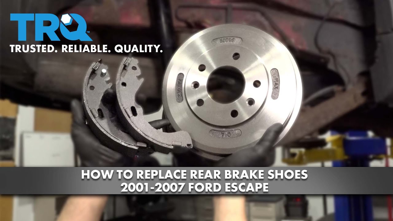 How to Replace Rear Brake Shoes 2001-2007 Ford Escape - YouTube